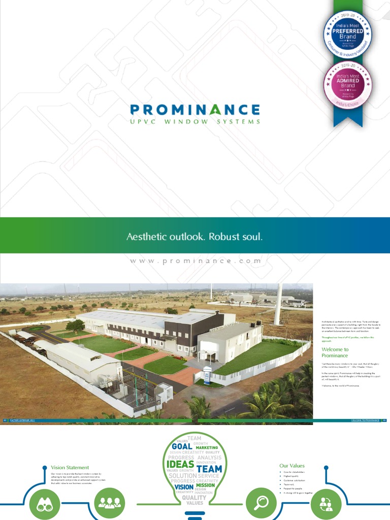 Prominance UPVC Windows Brochure 2018 | PDF | Window | Door