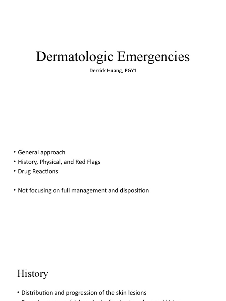 A Guide to Diagnosing and Classifying Common Dermatologic Emergencies ...
