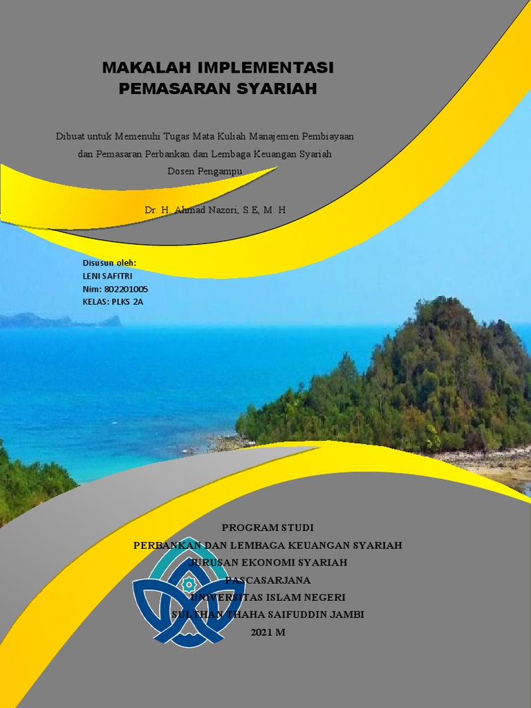 Makalah - Leni Safitri Nim 802201005 - PLKS 2a - Implementasi Pemasaran Syariah (Manjemen ...