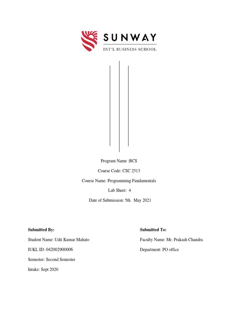 Java Lab 4 | Download Free PDF | Method (Computer Programming ...