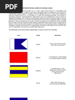 Letter Flags (With ICS Meaning) : International Code of Signals | PDF ...