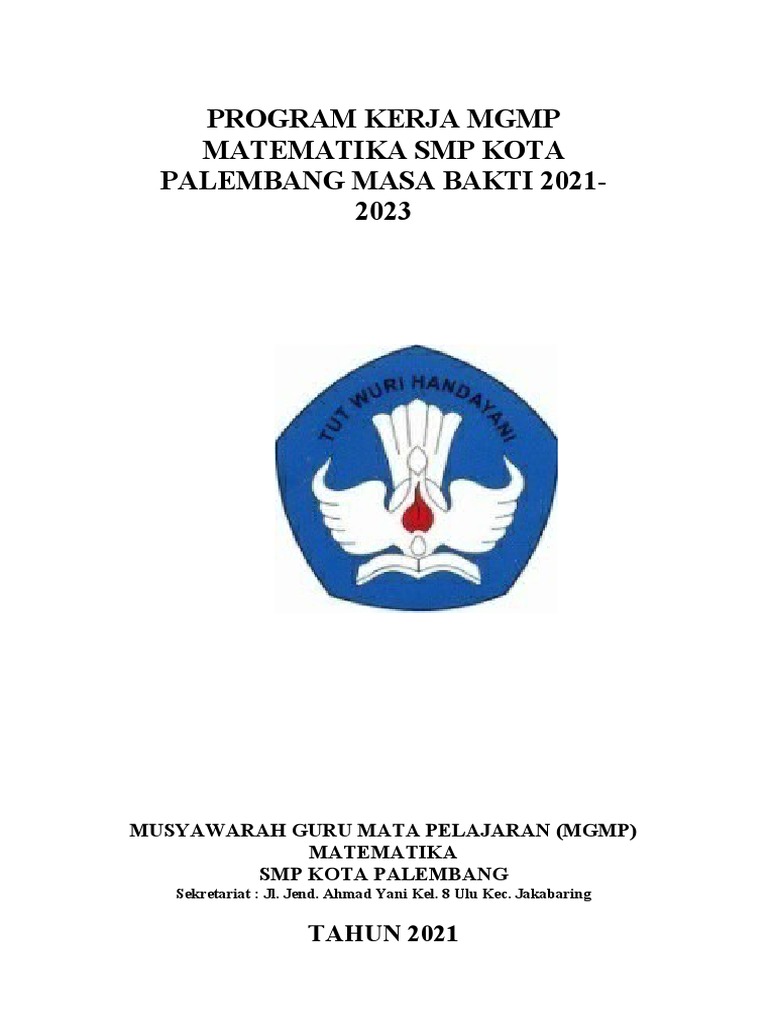 Program Kerja MGMP MTK Revisi | PDF