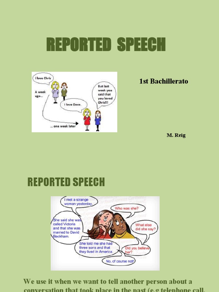 Reported Speech Fun Activities Games Grammar Drills Grammar Guides ...