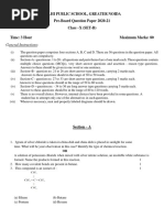 PW-SAT - Exam Syllabus | PDF | Chemistry | Equations