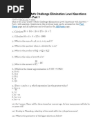 Sum Math Trail Questions | PDF | Area | Rectangle