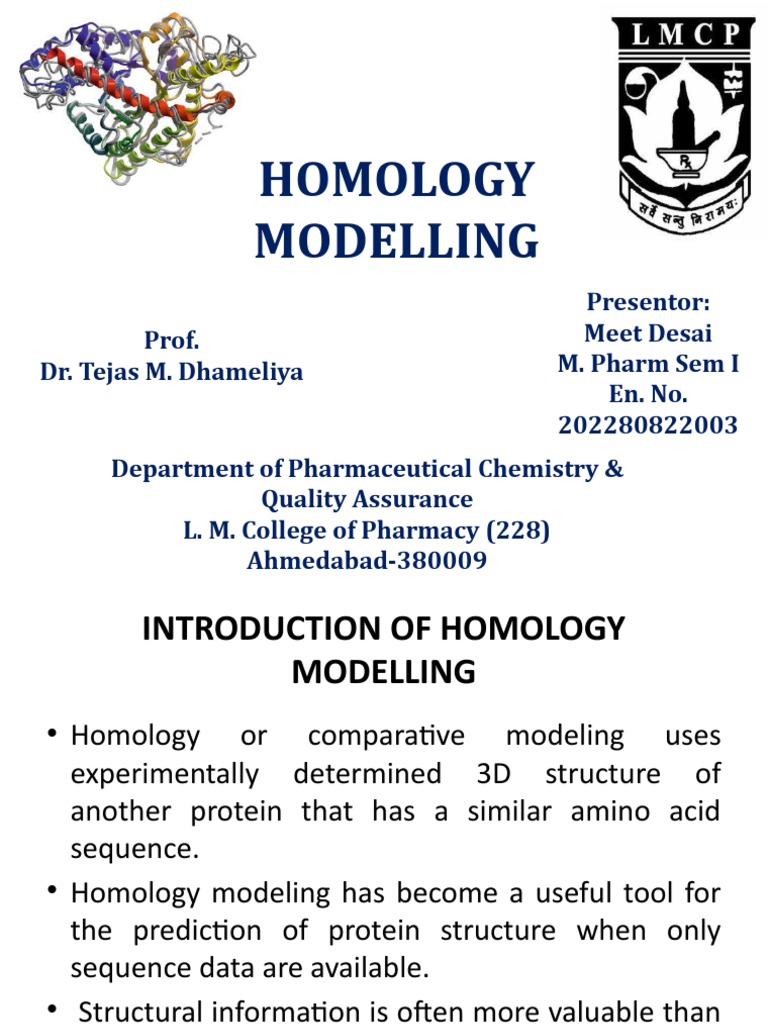 Homology Modelling | PDF | Sequence Alignment | Proteins