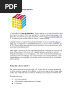 Guía para Resolver el Cubo 4x4 | PDF