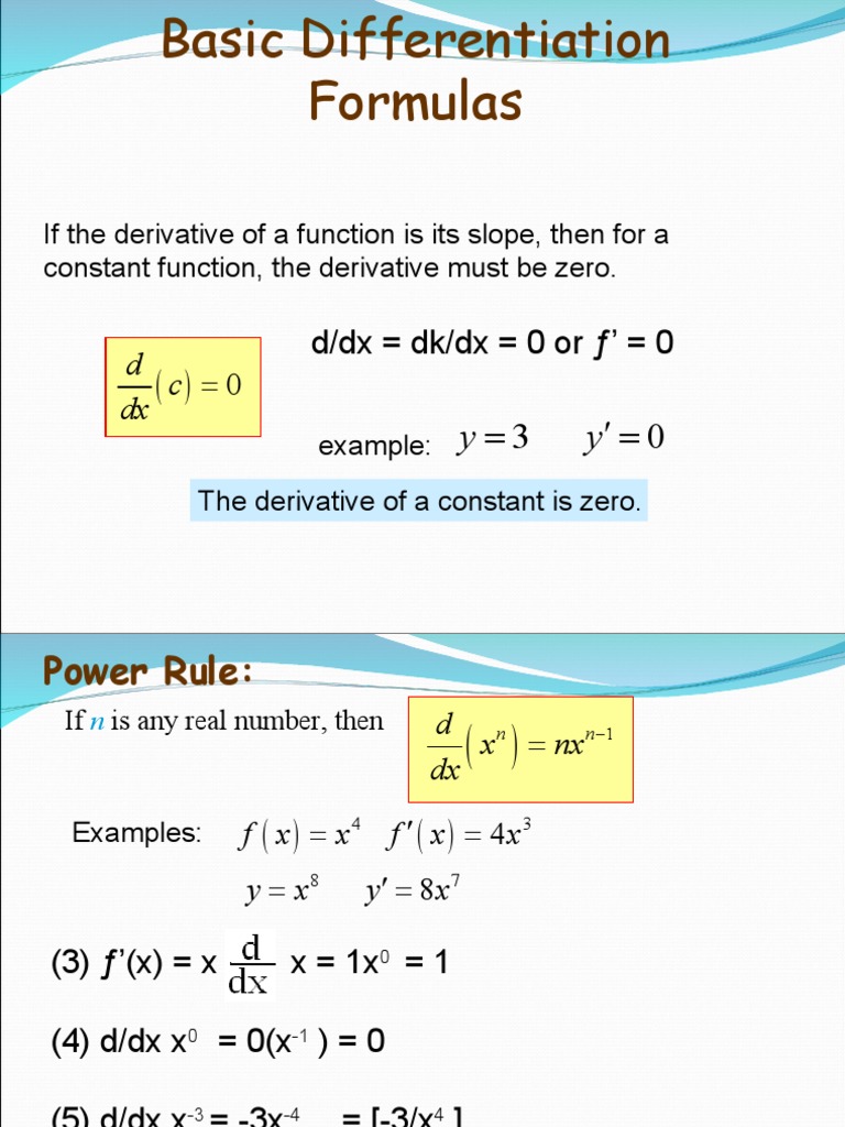 Lecture 5 - Differentiation | PDF | Maxima And Minima | Theoretical Physics