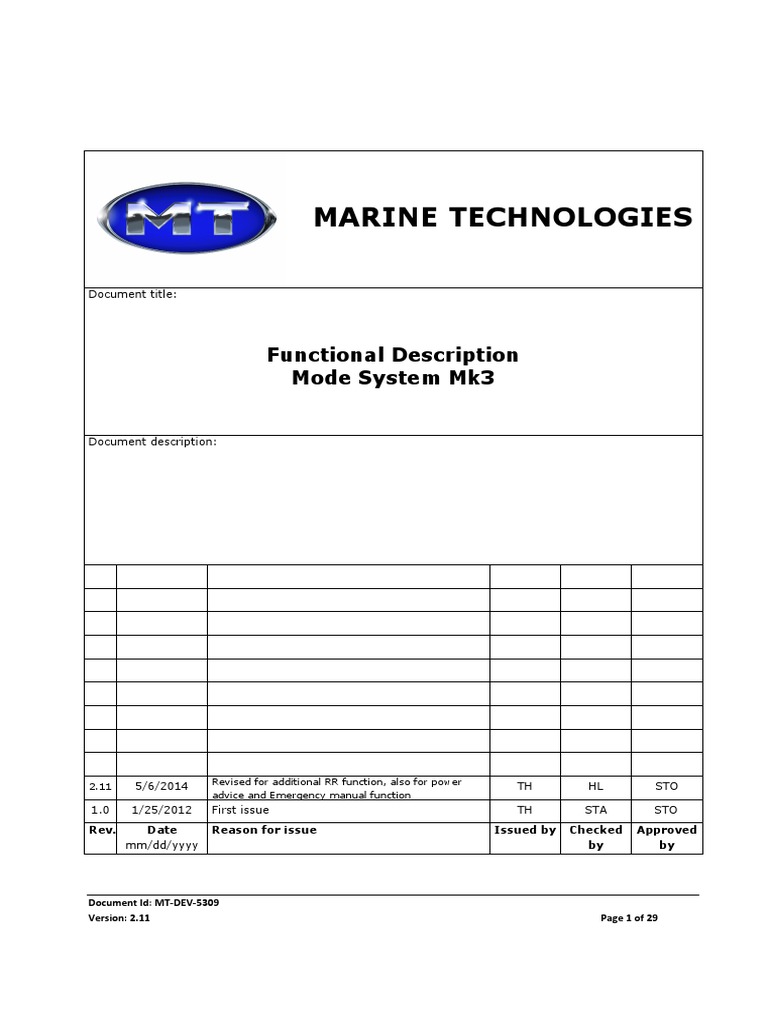ModeSystem FDS | PDF | Computer Engineering | Electrical Engineering