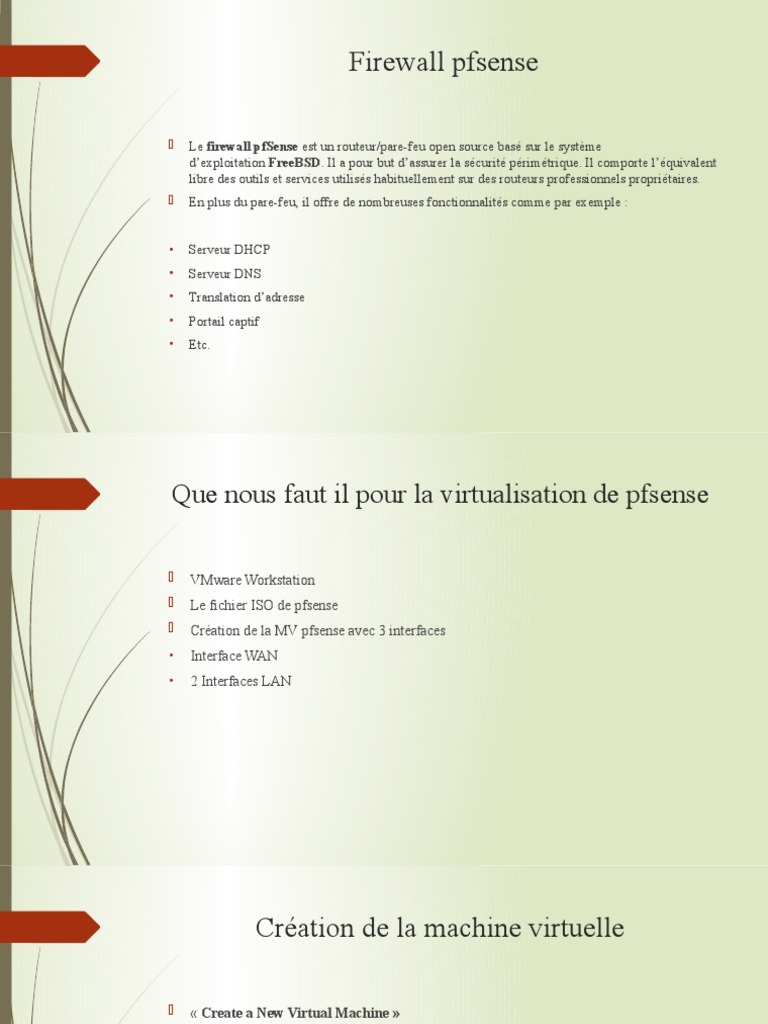 Pfsense | PDF | VMware | Logiciel