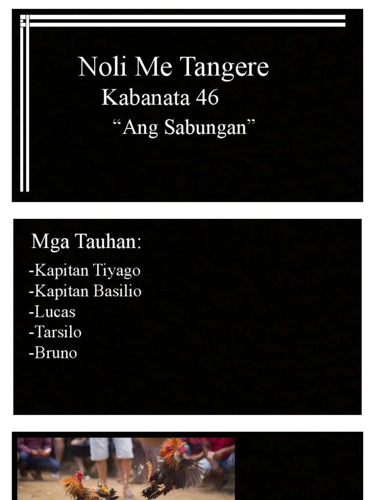 Kabanata 46 Noli Me Tangere Reamon | PDF