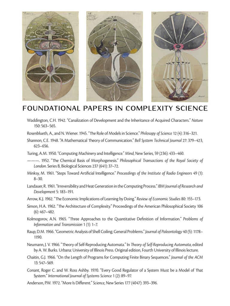 Foundational Papers of Complexity Science Toc | PDF | Automata Theory | Systems Science