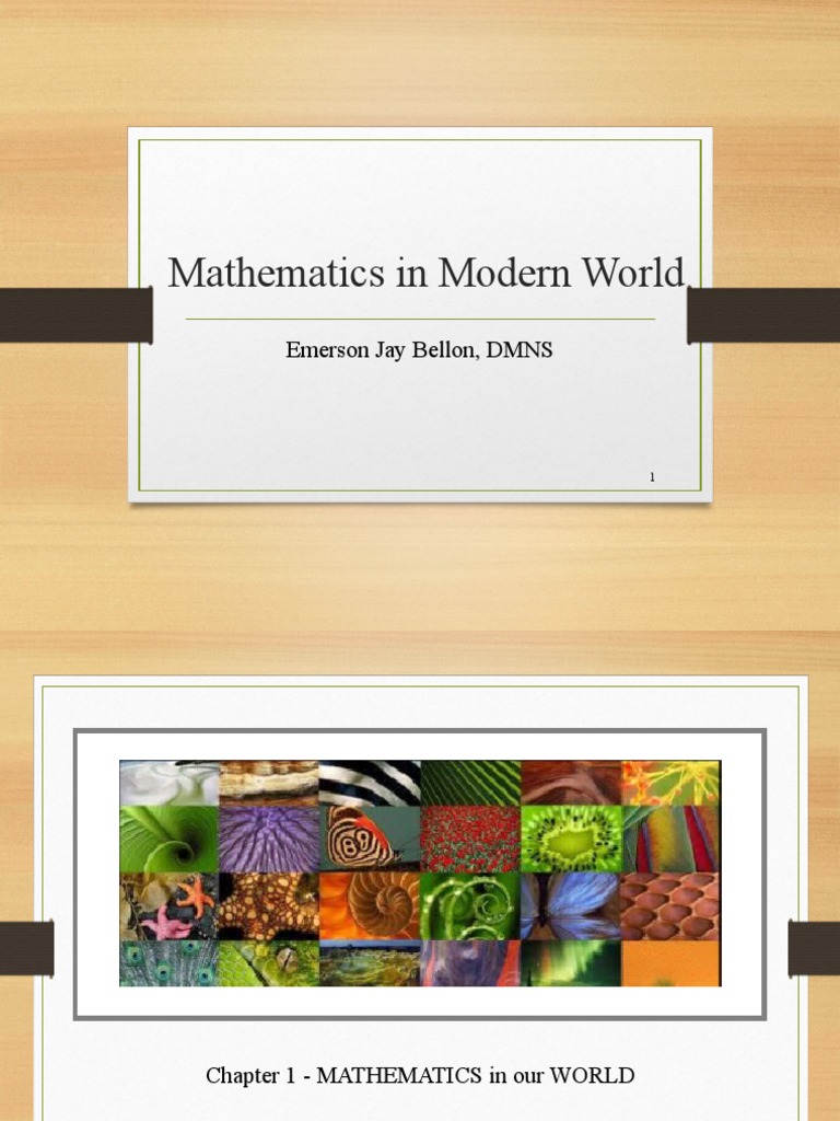 Chapter 1 Mathematics in Our World | PDF | Pattern | Sequence