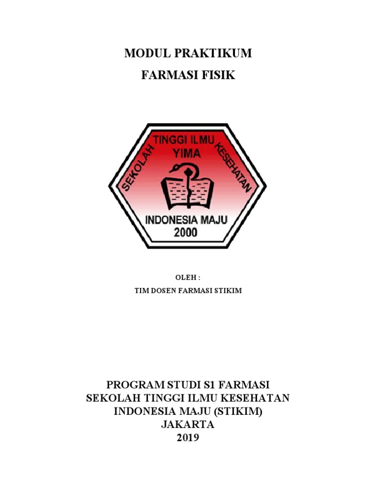Modul Praktikum Farmasi Fisik | PDF