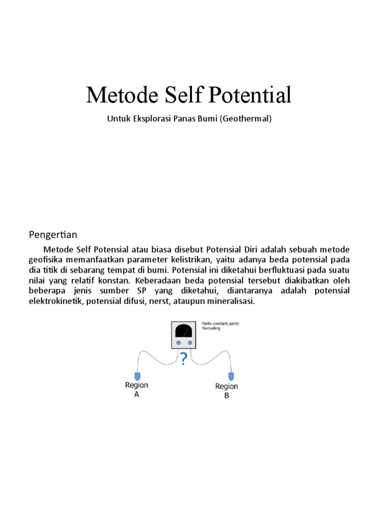 Metode Self Potential | PDF
