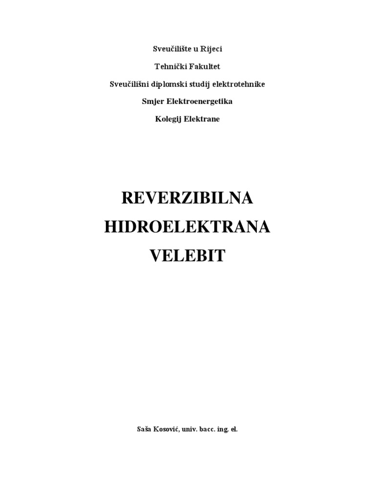 Seminar RHE Velebit | PDF