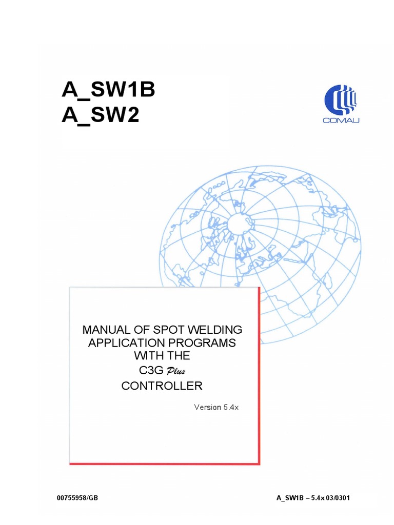 00755958-g - A - SW1B Spot Welding | PDF | Booting | Parameter ...