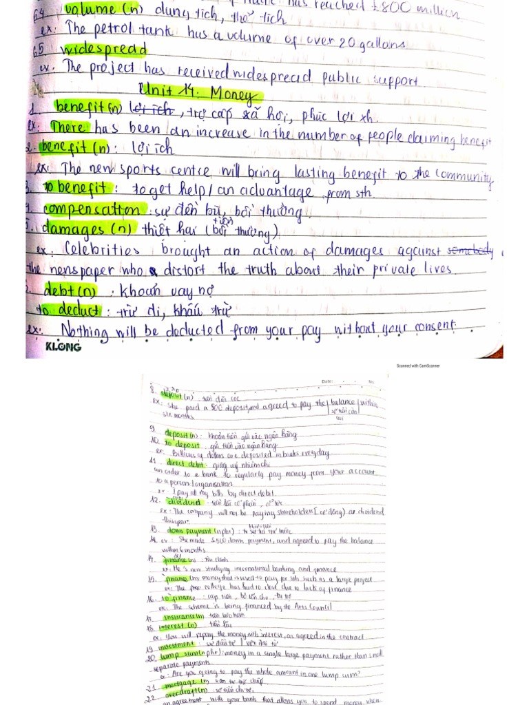 C1 C2 Take Notes Vietnamese | PDF