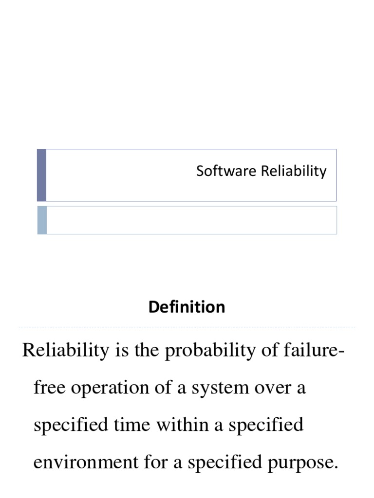 Software Reliability Insights | PDF | Software Quality | Reliability Engineering