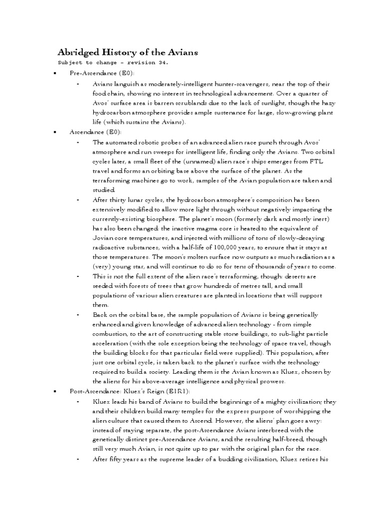 Starbound Avian Lore | PDF | Extraterrestrial Life | Moon