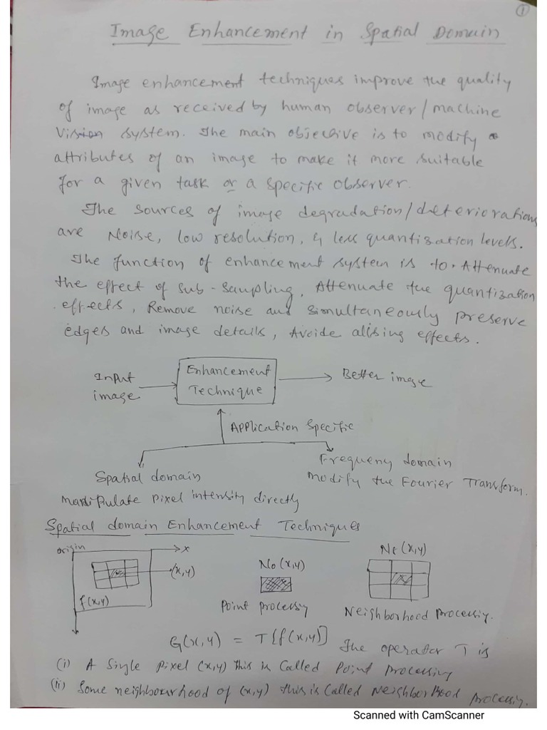 DIP Module-2 NOTES | PDF