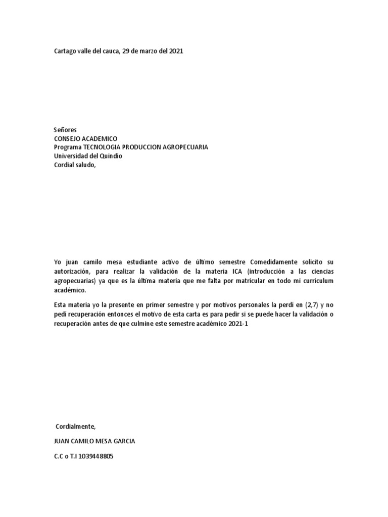 Carta de Validacion | PDF Carta de Validacion | PDF
