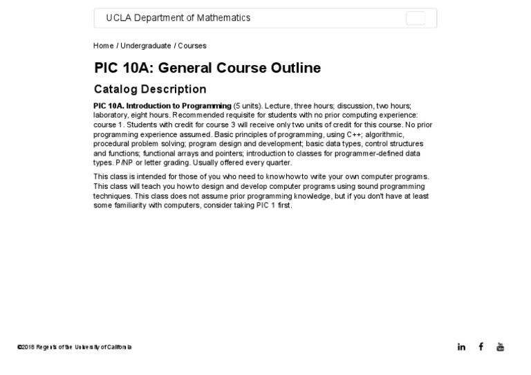UCLA Department of Mathematics | PDF