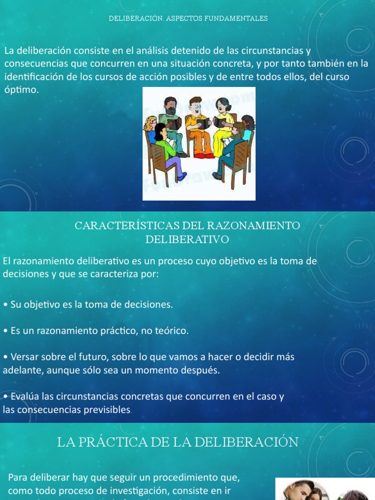 DELIBERACION | PDF | Crecimiento personal y profesional | Relaciones ...
