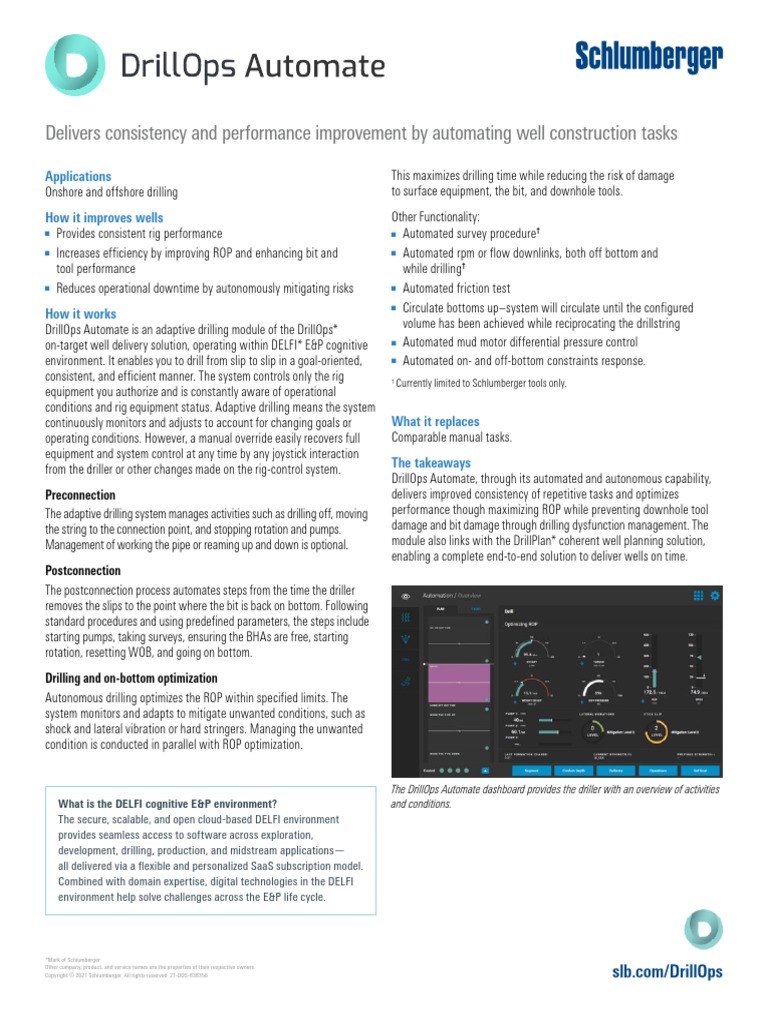 Drillops Automate Ps | PDF | Oil Well | Computer Science