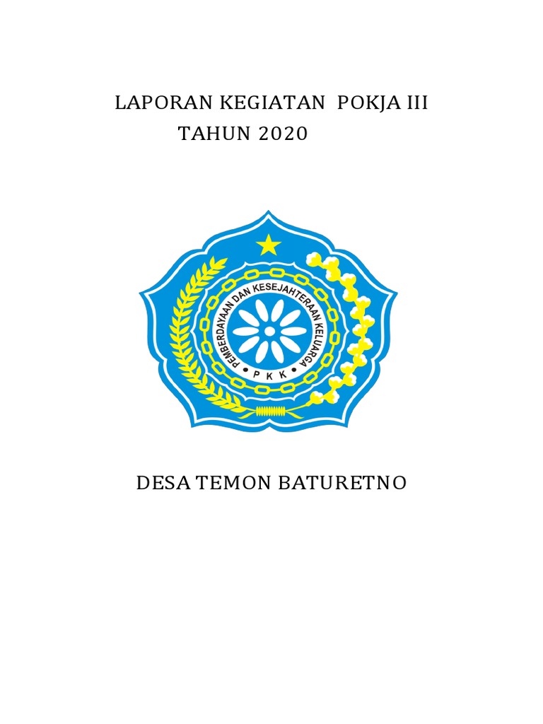 Laporan PKK Pokja 3 | PDF