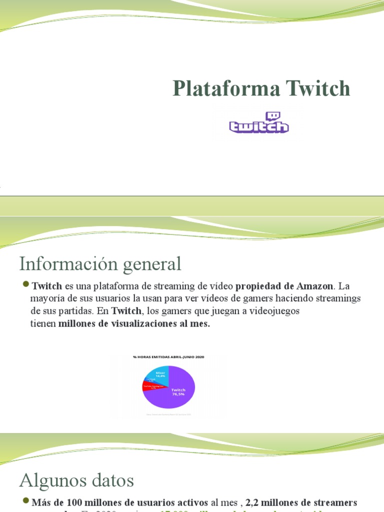 Twitch | PDF | Streaming Media | Medios de comunicación en masa