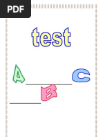 TEST ABC Completo | PDF | Memoria | Lectura (proceso)