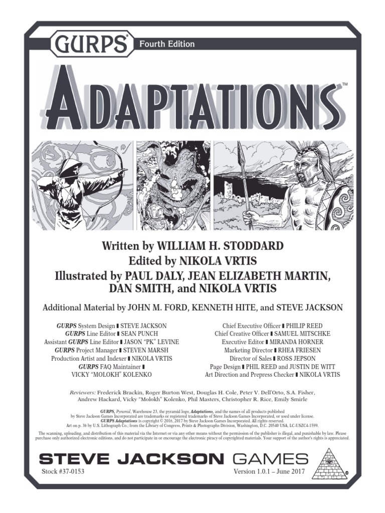 GURPS 4th - Adaptations | PDF | Land Of Oz | Dracula