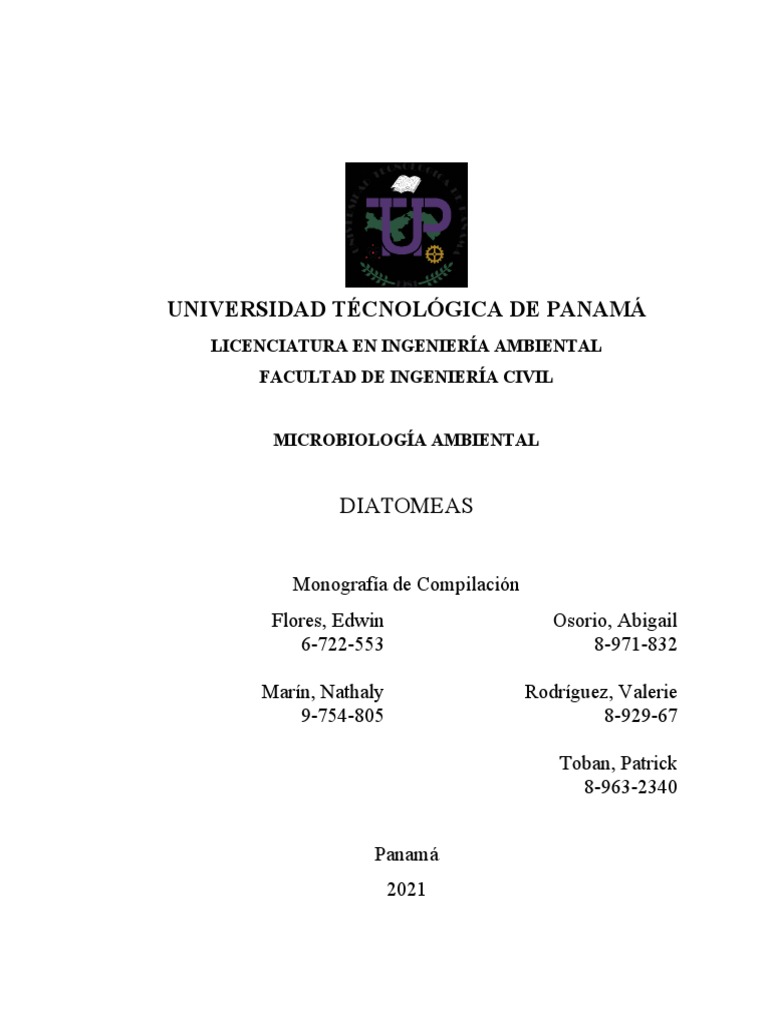 Partes de una Diatomea | PDF | Algas | Fitoplancton