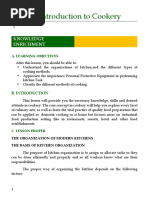 1 Basic Concepts in Cookery | PDF | Grilling | Cooking