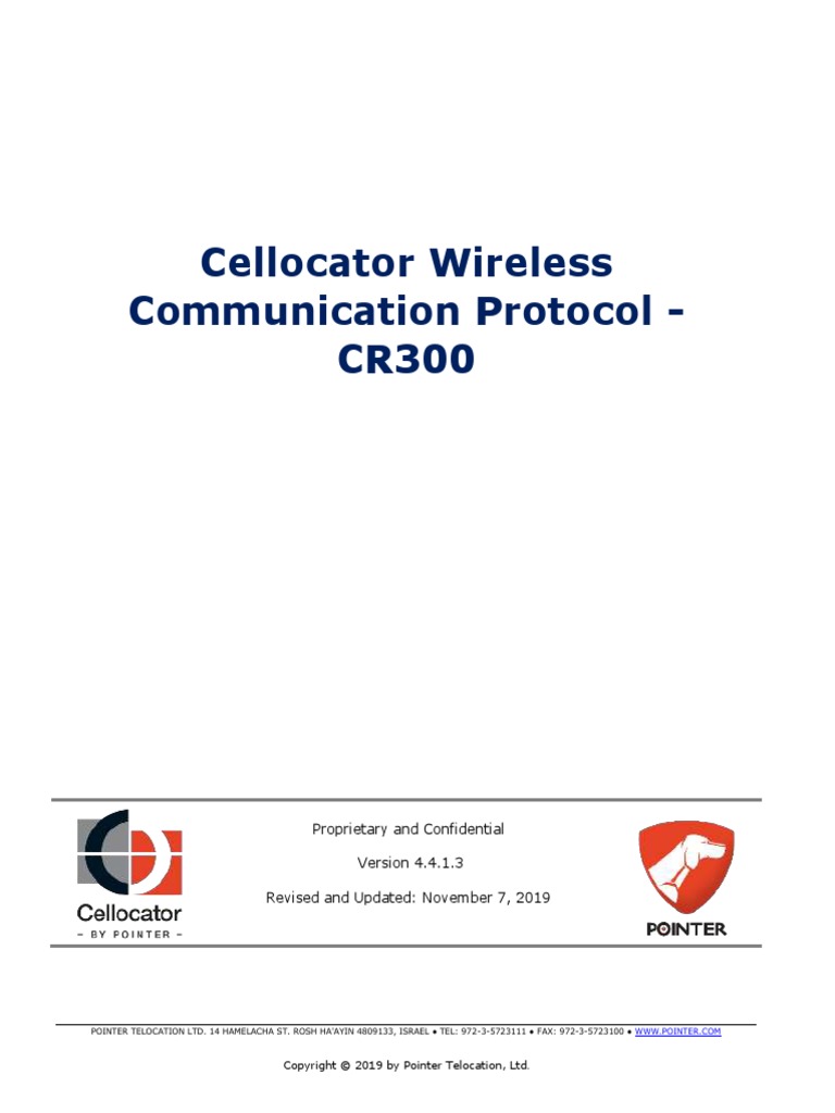 CR300 Wireless Communication Protocol | PDF | Transmission Control Protocol | Byte
