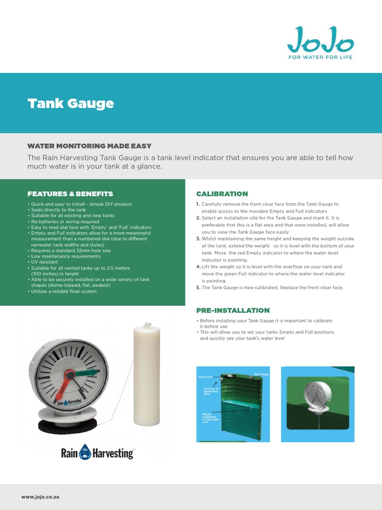 Product Specific Leaflet Tank Gauge | PDF | Calibration | Tanks