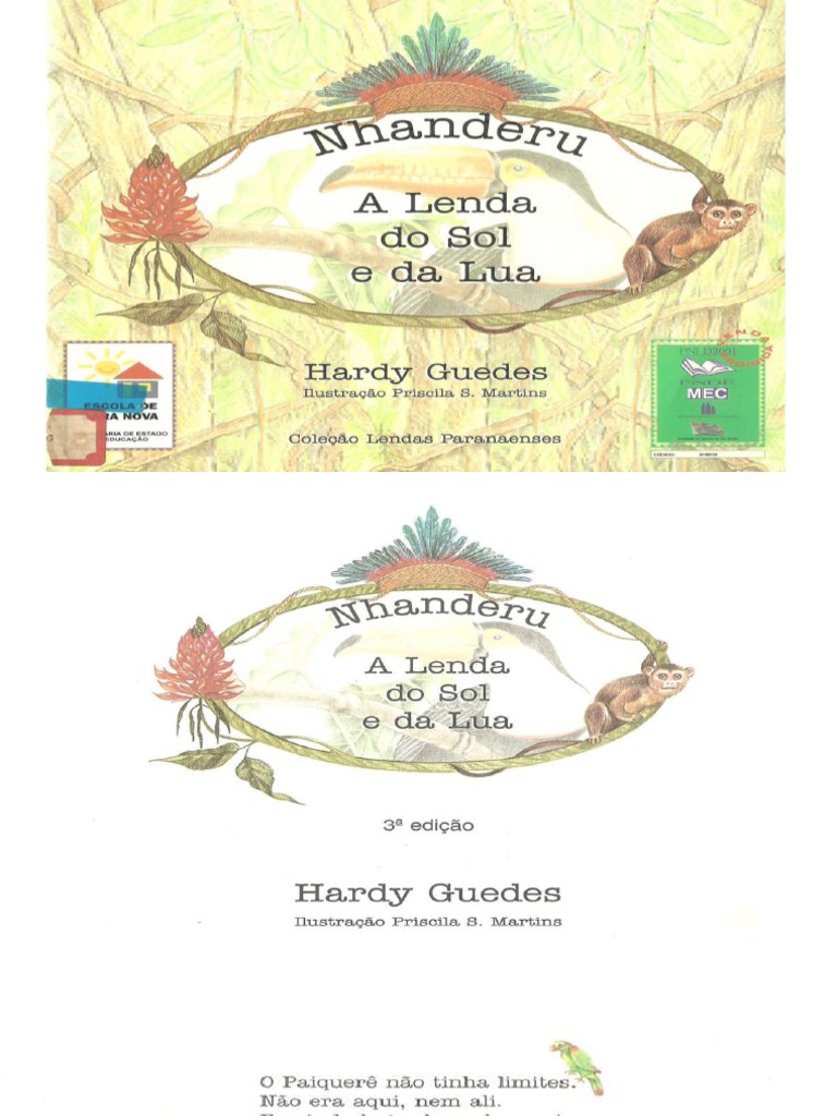 Nhanderu A Lenda Do Sol e Da Lua Índio Hardy Guedes | PDF