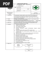 Prosedur Pemasangan KB Implan | PDF