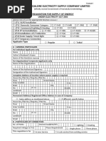 KSEB Power Application LT Form | PDF | Electric Power Distribution ...