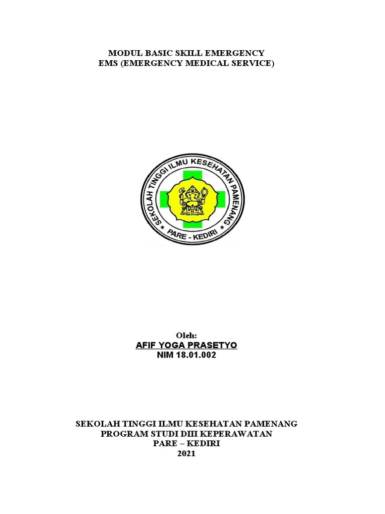Modul EMS Basic Skill Emergency Afif Yoga P | PDF