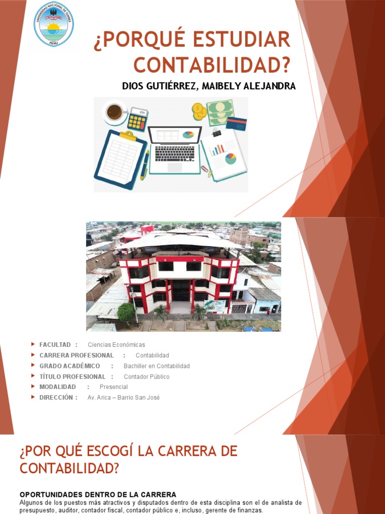 Porqué Estudiar Contabilidad | PDF | Contador | Contabilidad