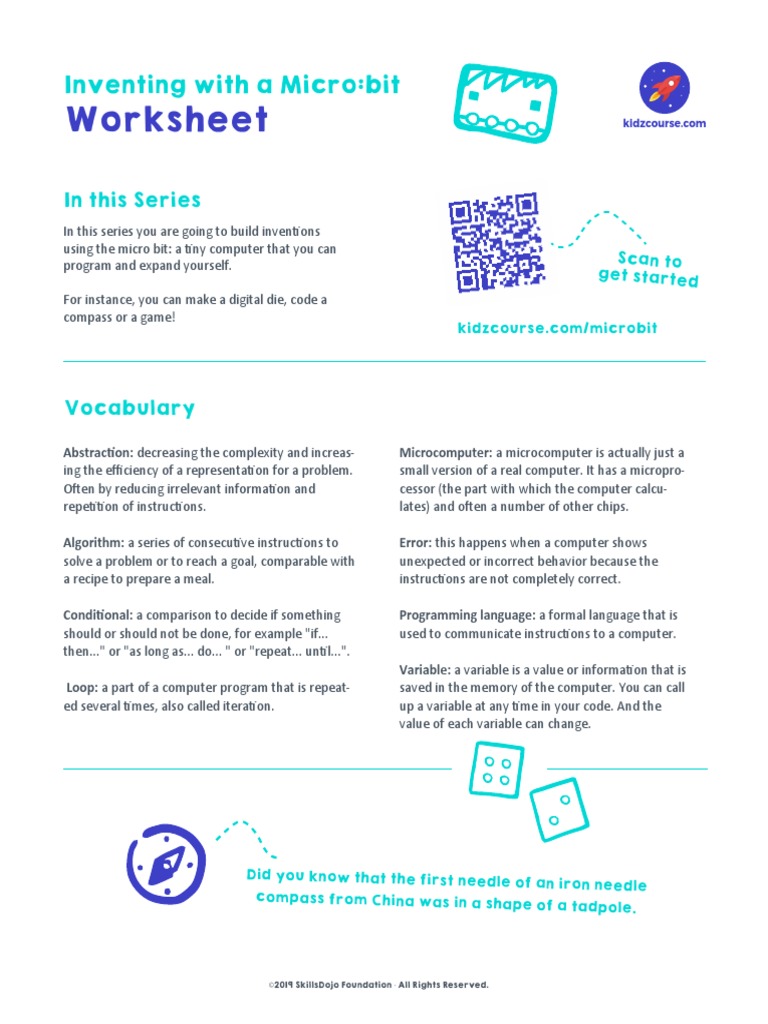 Worksheet: Inventing With A Micro:bit | PDF | Information Age ...