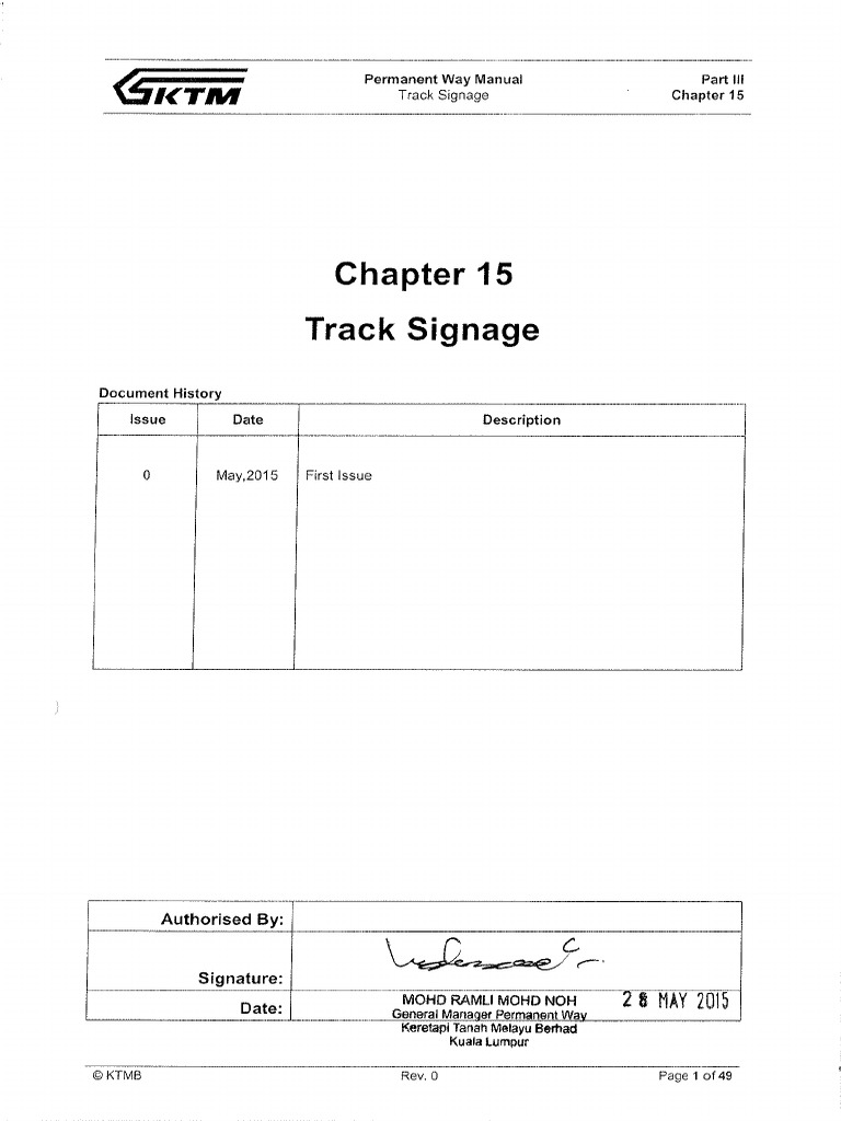 15 Track Signage | PDF