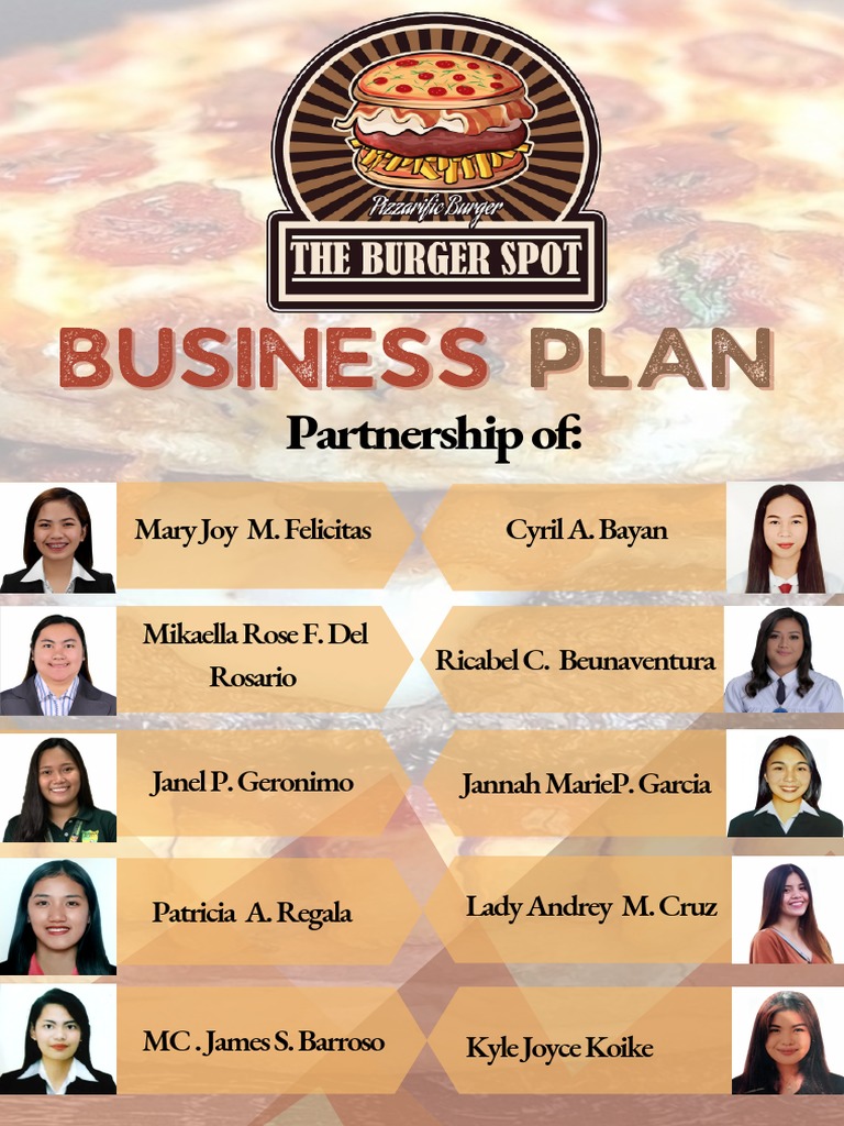Burger Spot Business Plan Overview | PDF | Promotion (Marketing ...