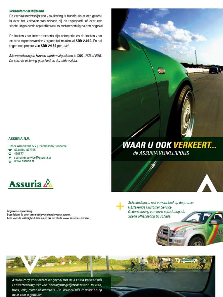 ASSURIA Brochure - Verkeer | PDF