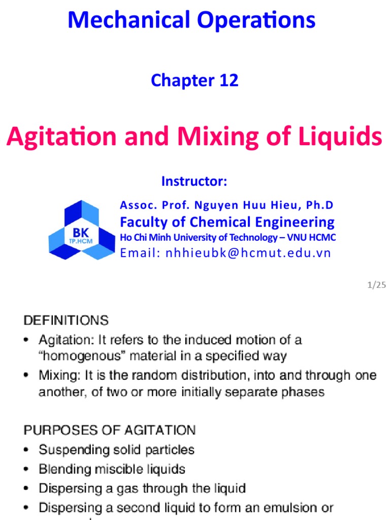 Mechanical Processes and Equipments MP - C12 | PDF | Soft Matter ...