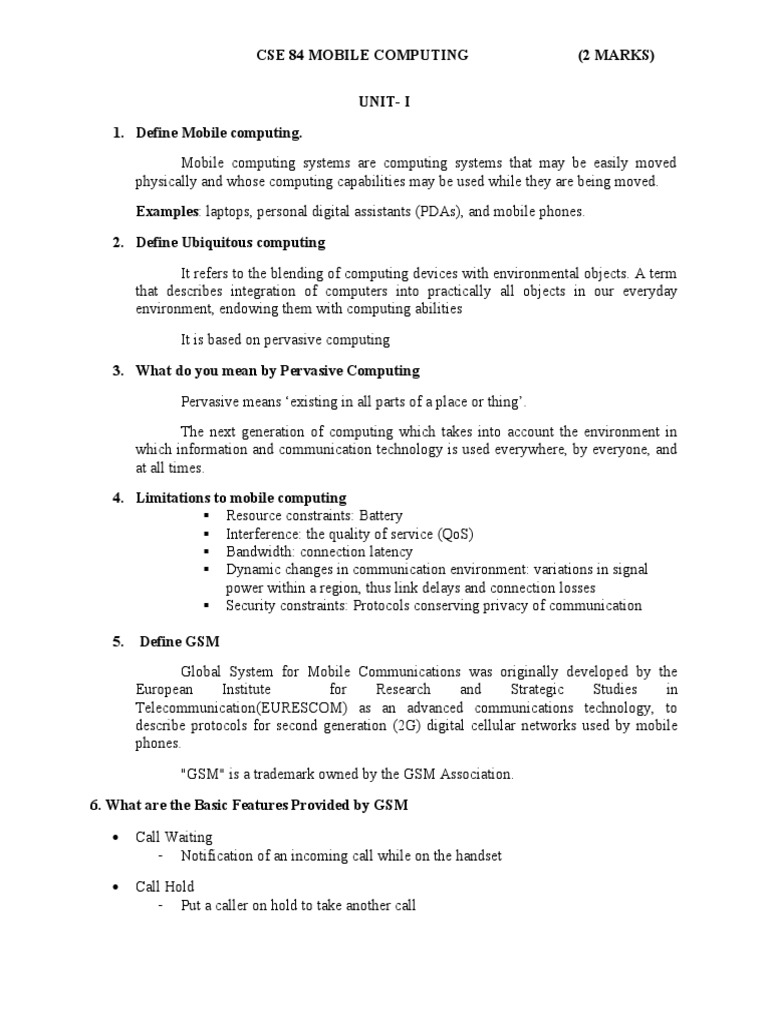 MC 2marks V Units | PDF | Database Transaction | Computer Network