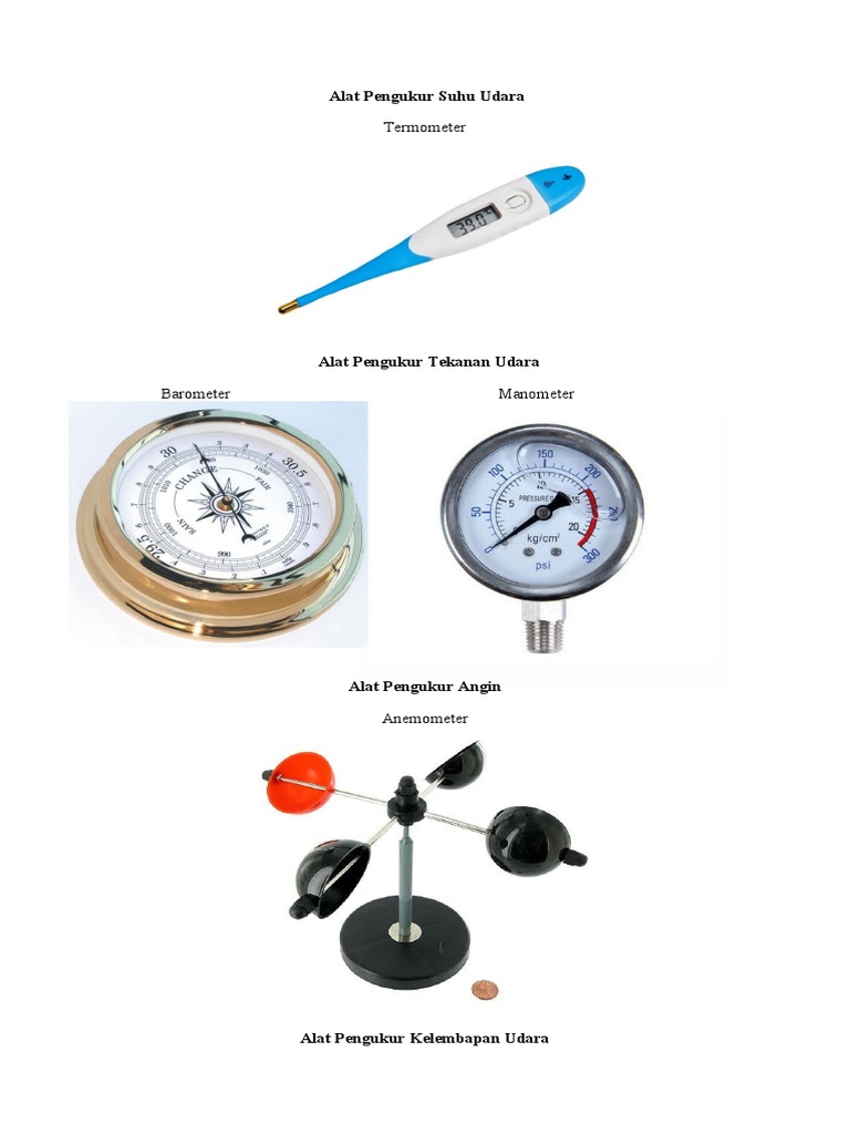 Alat Pengukur Suhu Udara | PDF