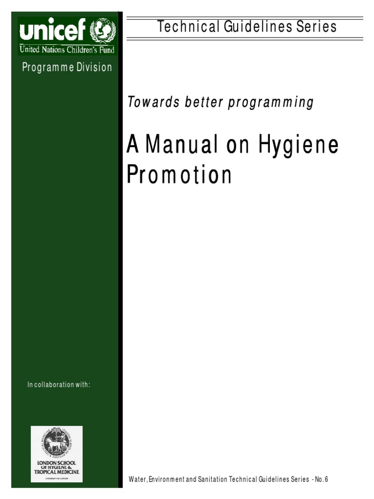 UNICEF Manual On Hygiene Promotion | PDF | Hygiene | Diarrhea